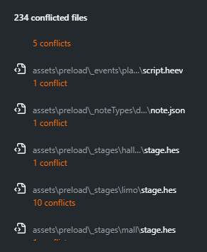 [Bug] Shows conflicts not as resolved · Issue #17404 · desktop/desktop · GitHub