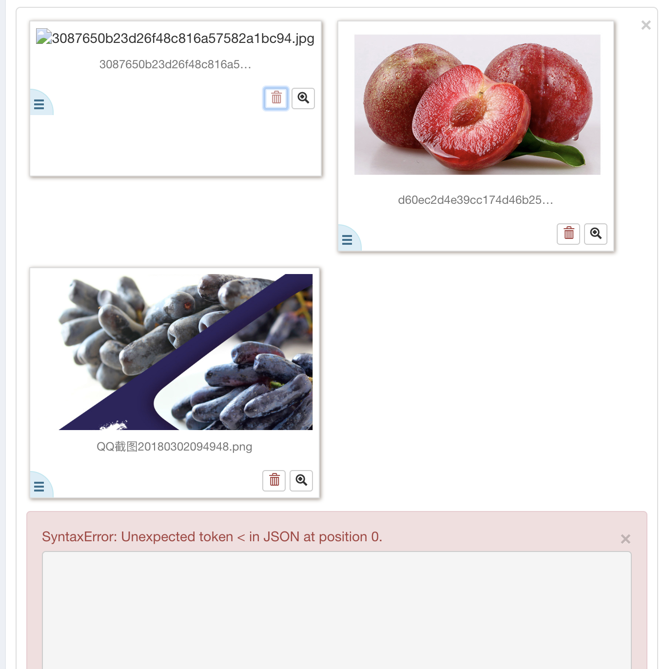 多图与多文件删除出错。 · Issue #2025 · z-song/laravel-admin · GitHub
