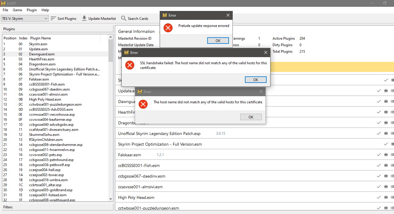 Issues Errors When Using Sorts Plugins And When Performing Update 
