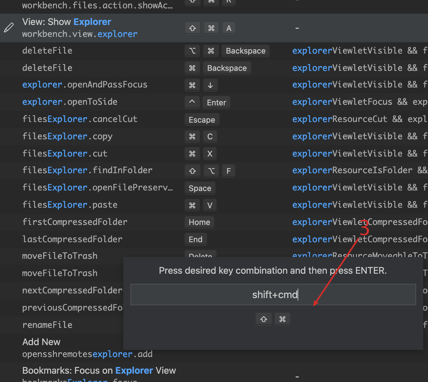 Keybinding use Shift+Command+E not working · Issue #132447 · microsoft/vscode · GitHub