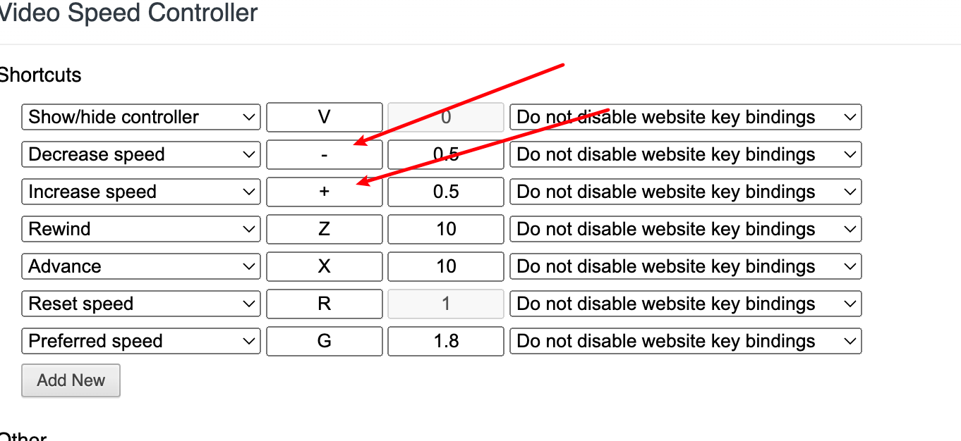 use combo keyboard shortcut · Issue #985 · igrigorik/videospeed · GitHub