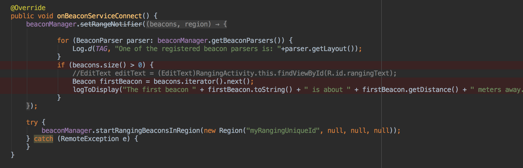 Detect Estimote Beacon in Android beacon library reference · Issue #610 ...