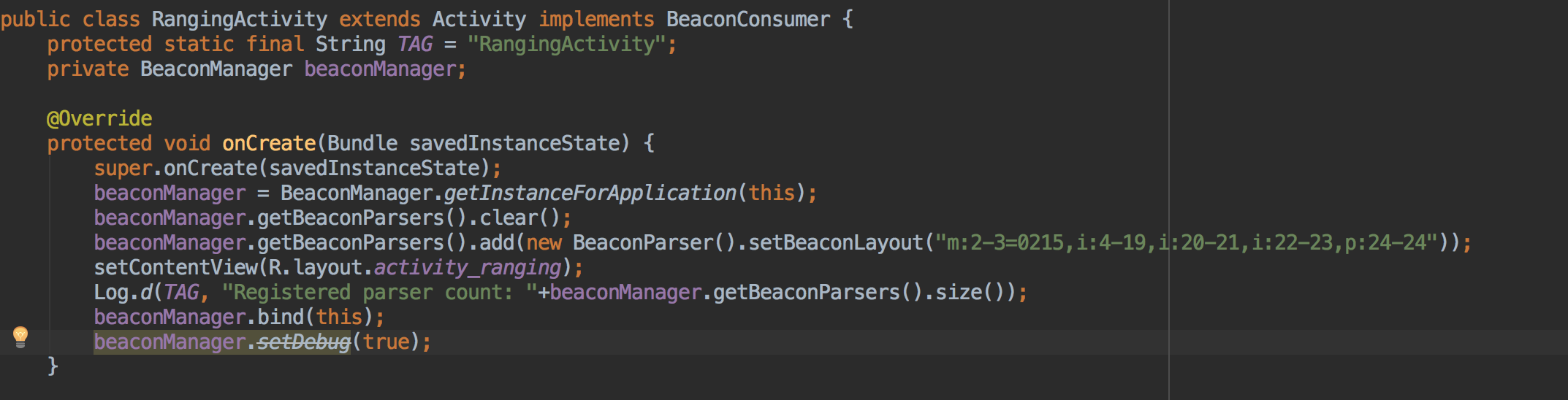 Detect Estimote Beacon in Android beacon library reference · Issue #610 · AltBeacon/android ...