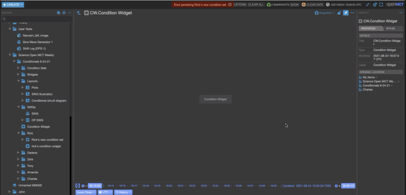 Persistence errors in Condition Sets when editing Condition Widgets · Issue #4146 · nasa/openmct ...