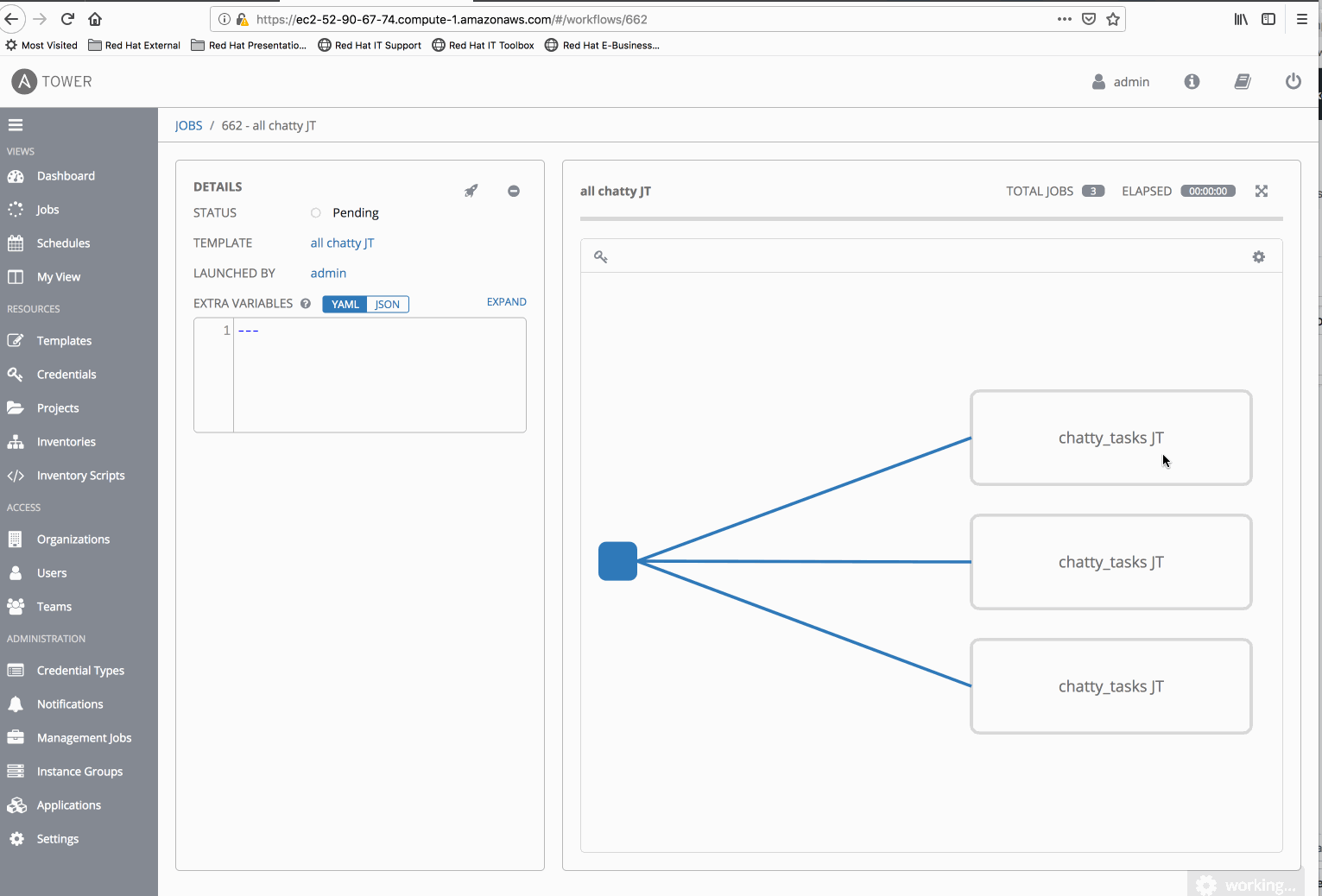 Unable To Open Job Details Link From Workflow Visualizer While Job Is