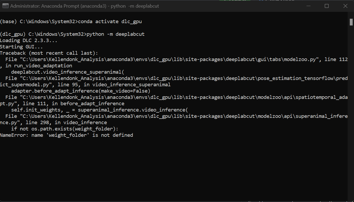 IndexError when trying to run DLC 2.3.3 Model Zoo · Issue #2193 · DeepLabCut/DeepLabCut · GitHub