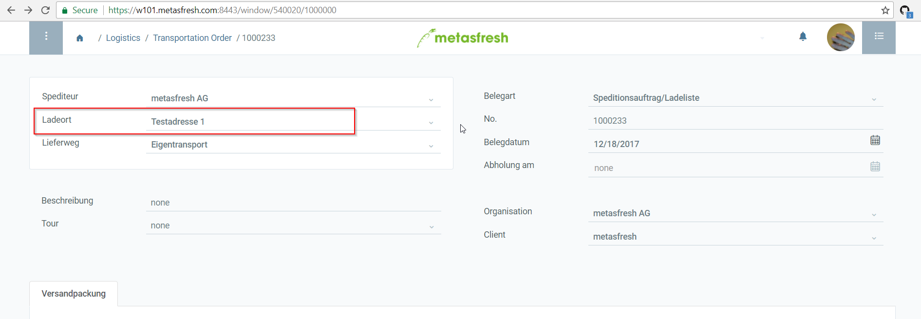 Shipper Transportation: Shipper Location: change validation rule logic ...