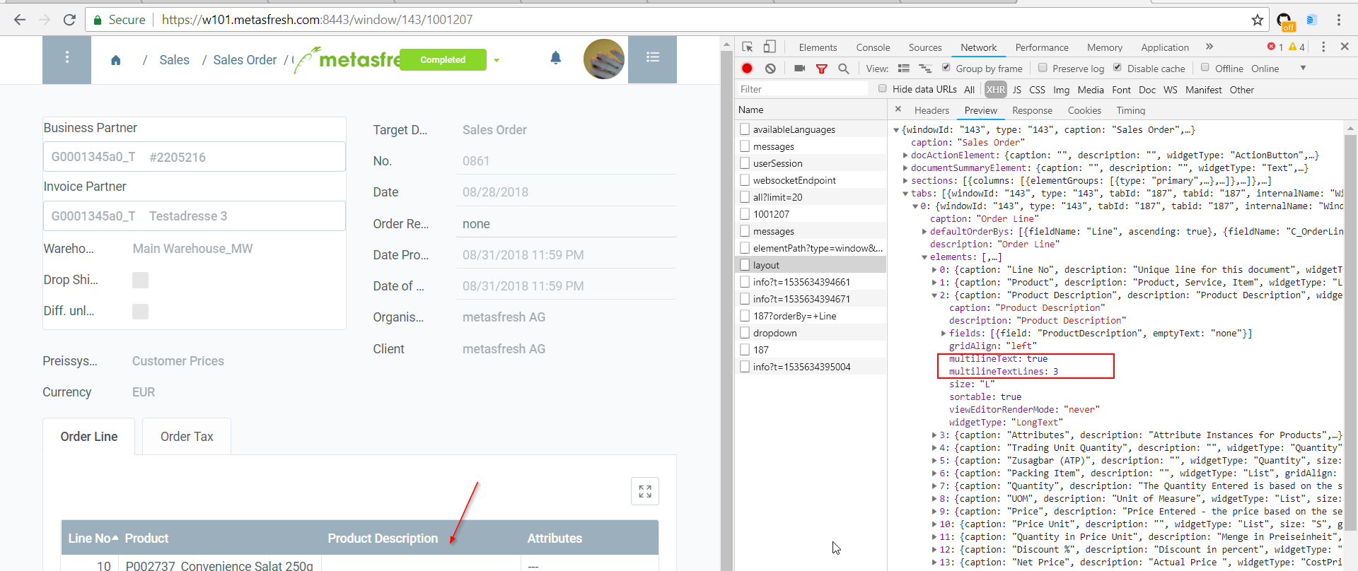 Show multiple lines of a multi line text field in grid tab · Issue ...