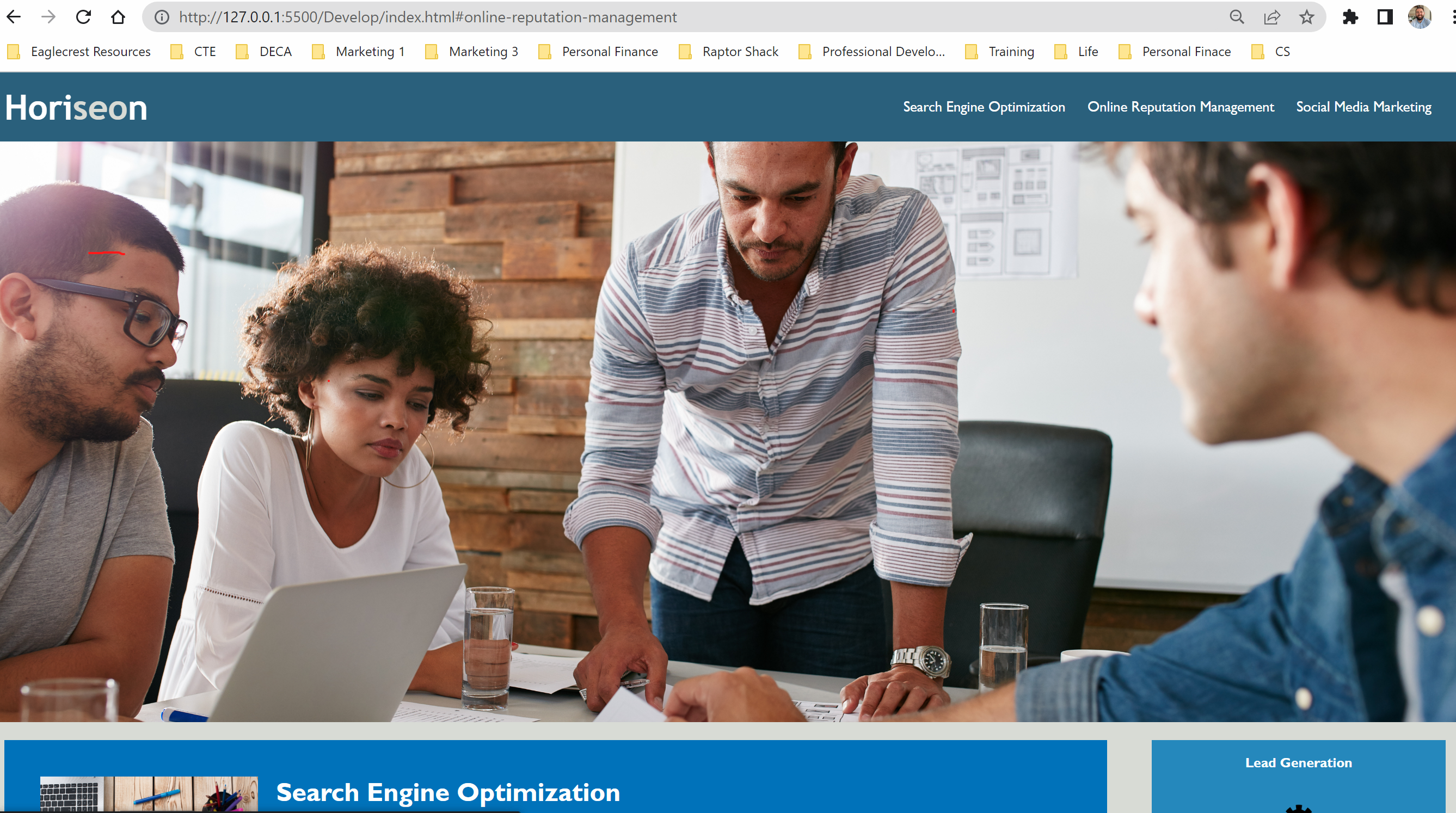 GitHub - TylerSmith2614/Horiseon-Landing-Page-Code-Challenge-1