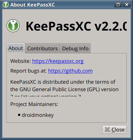 Windows about dialog is very narrow · Issue #780 · keepassxreboot/keepassxc · GitHub