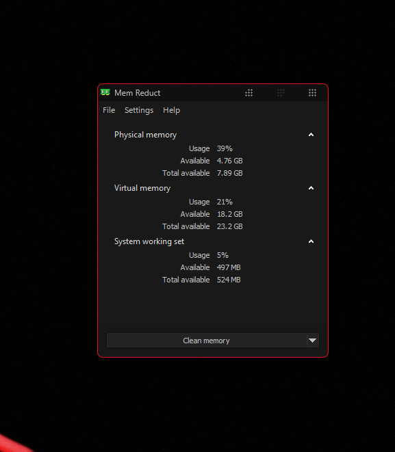 Middle button on Win 11 open the app. · Issue #182 · henrypp/memreduct · GitHub