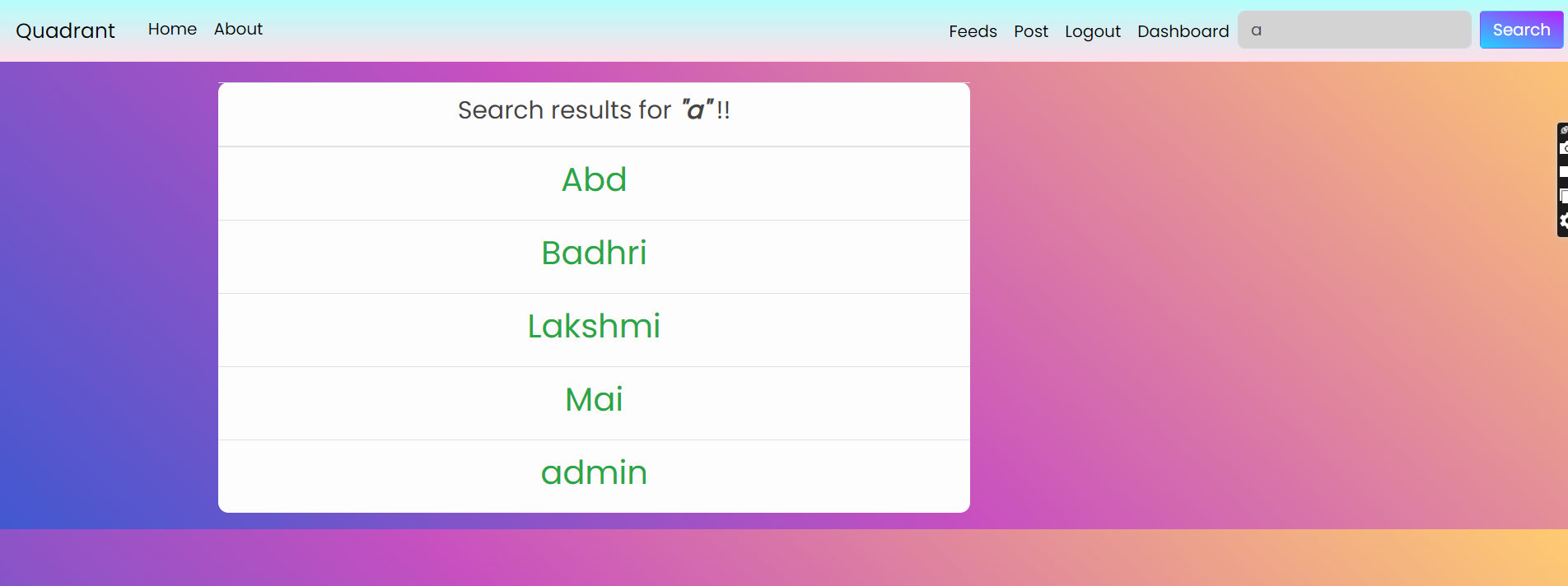 GitHub - Badhri007/Quadrant_social_media_app: Social Media Blog Post App with Images