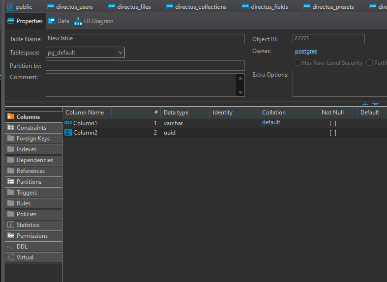 Tables And Fields Created In Database Do Not Reflect In App · Issue 17467 · Directusdirectus 1829