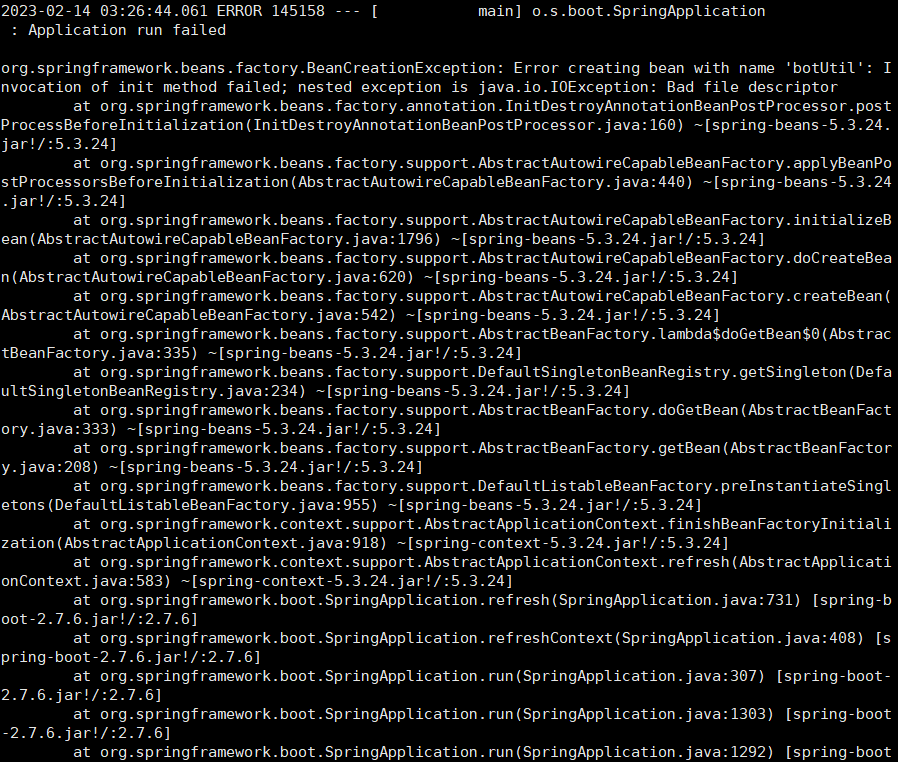 为什么我打成jar包后使用nohup java -jar ChatGPT-QQRobot-2.5.jar &命令会报如下错误 · Issue #15 · ashinnotfound ...