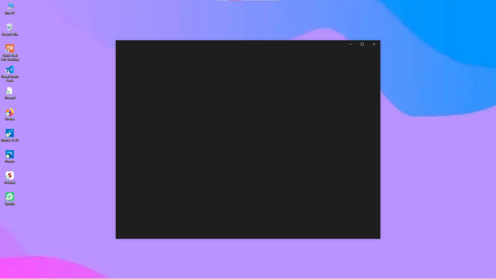 iam getting black screen when i opened vs code app.i tried with local assistant and got nothing ...