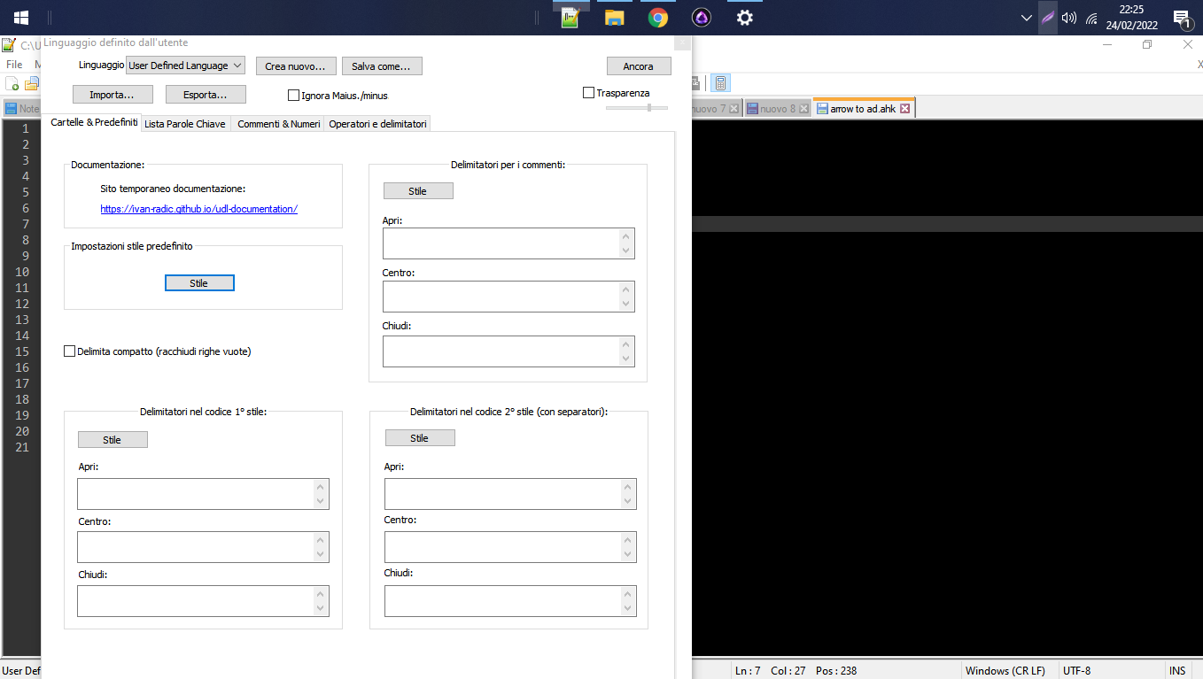taskbar "when put on the top" hide the user defined language close button · Issue #11287 ...