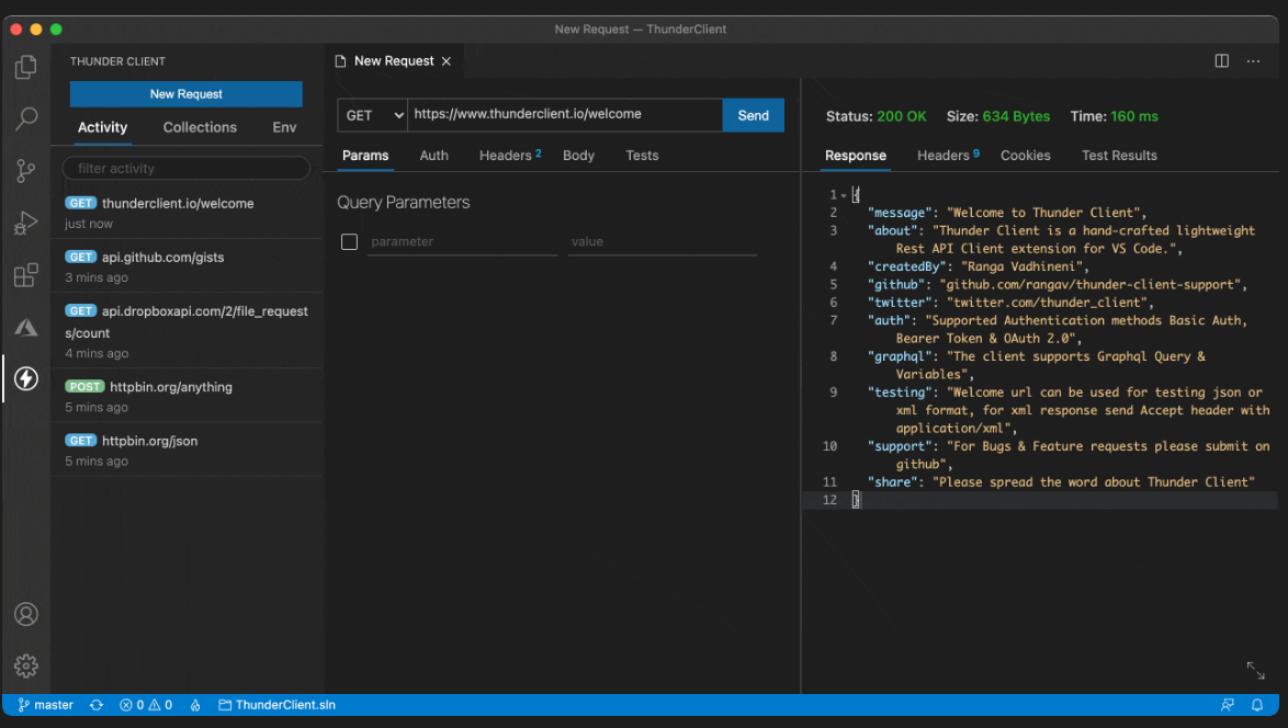 Split Request Response View Vertical · Issue 703 · Thunderclient Thunder Client Support · Github