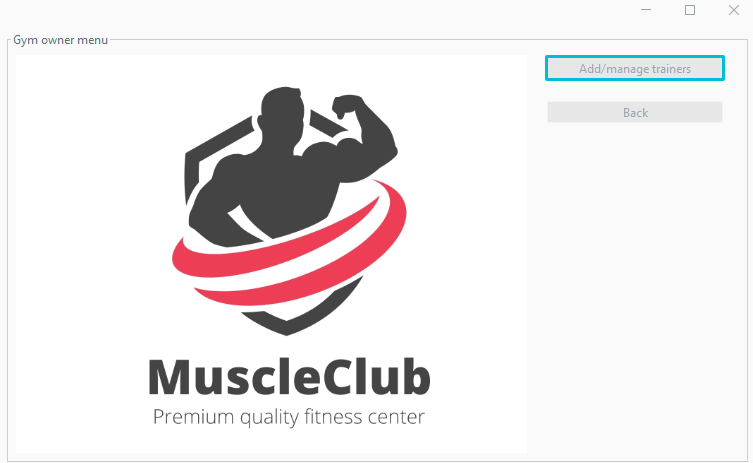 GitHub - mptste/Gym-Management-GUI: Gym management app