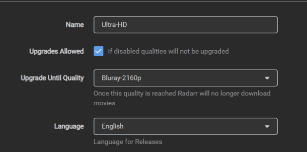 Radarr to Downgrade Movies based off time · Issue #8068 · Radarr/Radarr · GitHub
