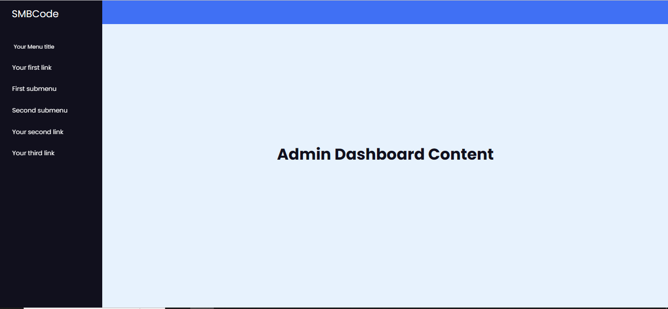 GitHub - AmosUyai/Sidebar_Menu_For_Admin-Dashboard: Sidebar Menu for ...