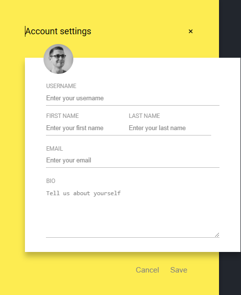GitHub - sepisol/Account-Form