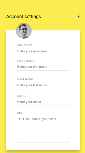 GitHub - sepisol/Account-Form