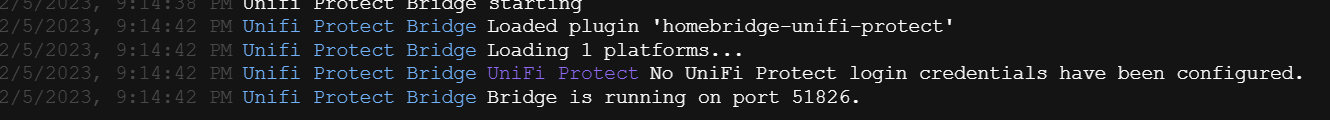 Unifi Protect BridgeUniFi Protect No UniFi Protect login credentials ...