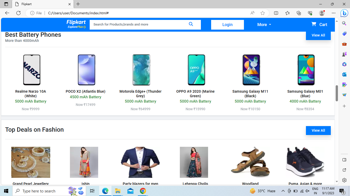 GitHub - Dharmesh71214/Flipkart-clone