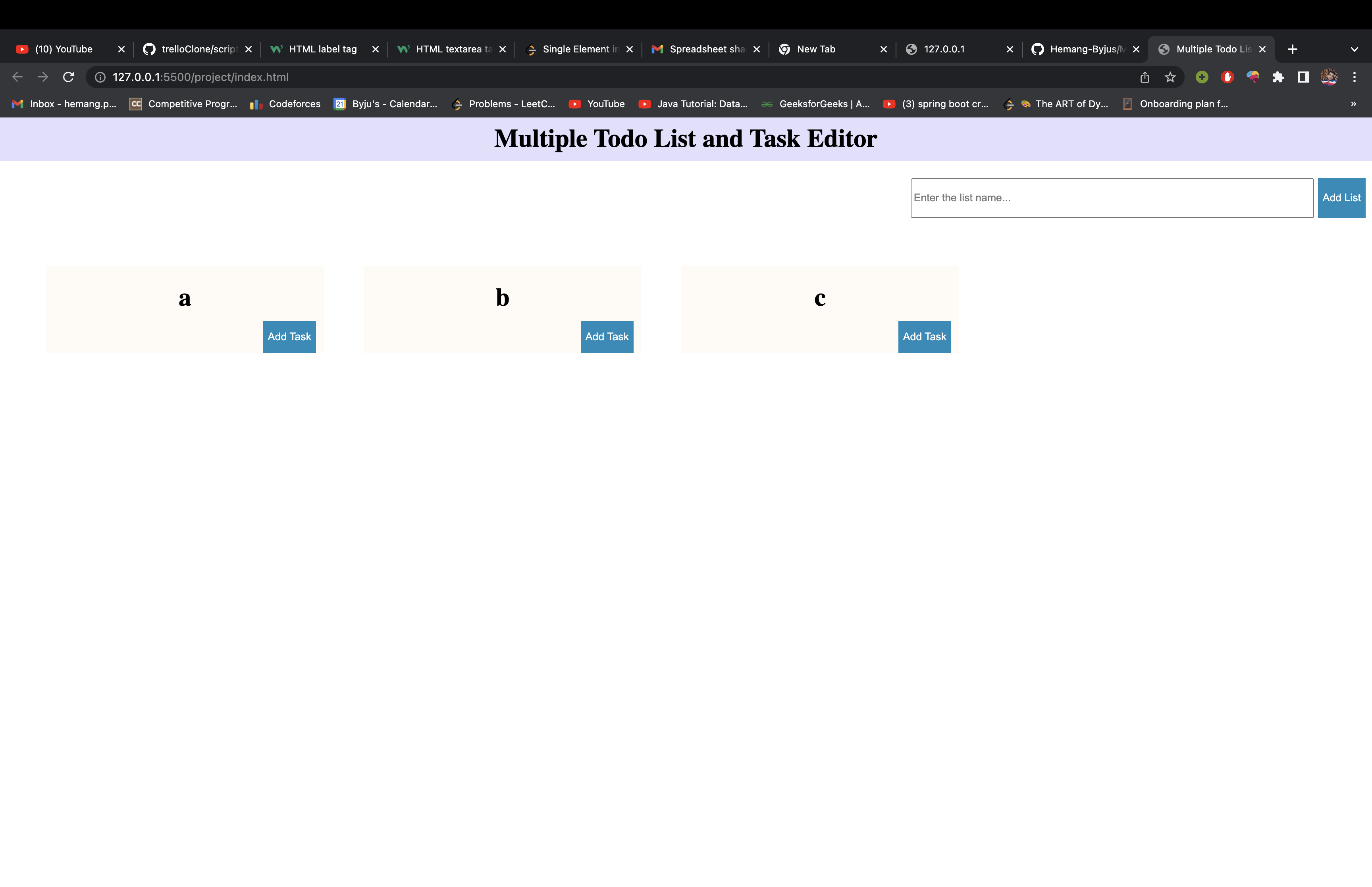 GitHub - Hemang-Byjus/Multiple_todo_lists
