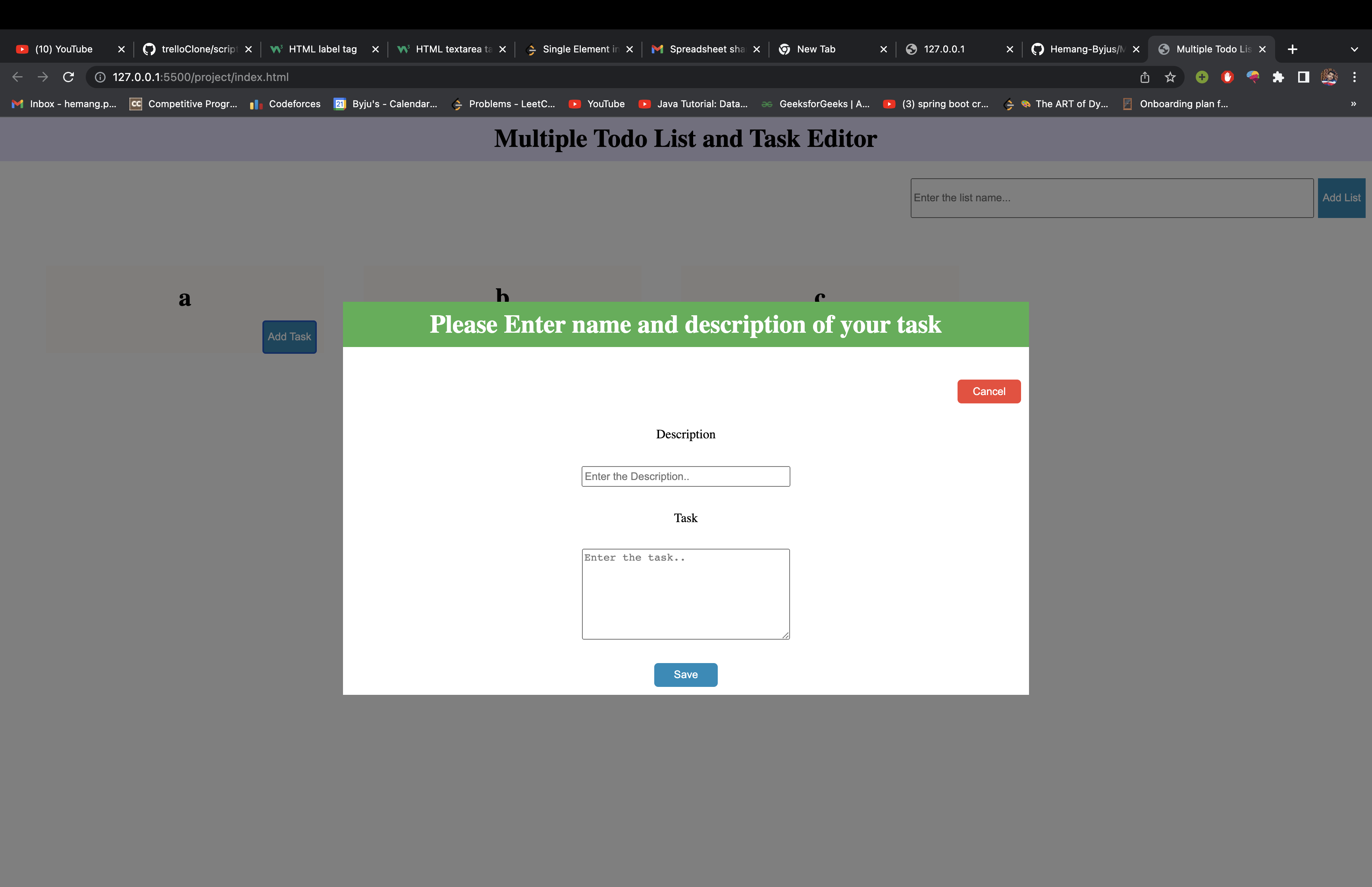 GitHub - Hemang-Byjus/Multiple_todo_lists