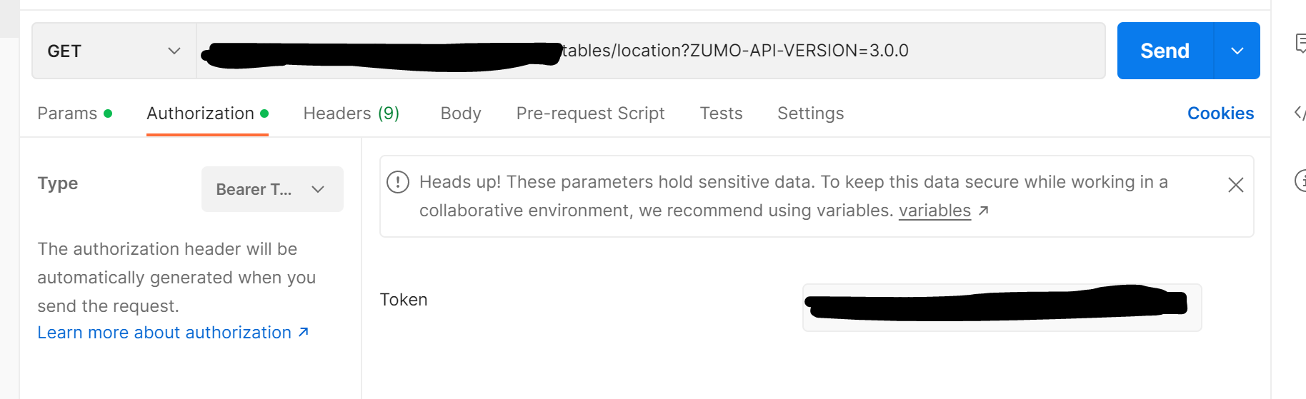 fetching data via GET using Postman with Authentication Enabled in Backend Service · Azure azure ...