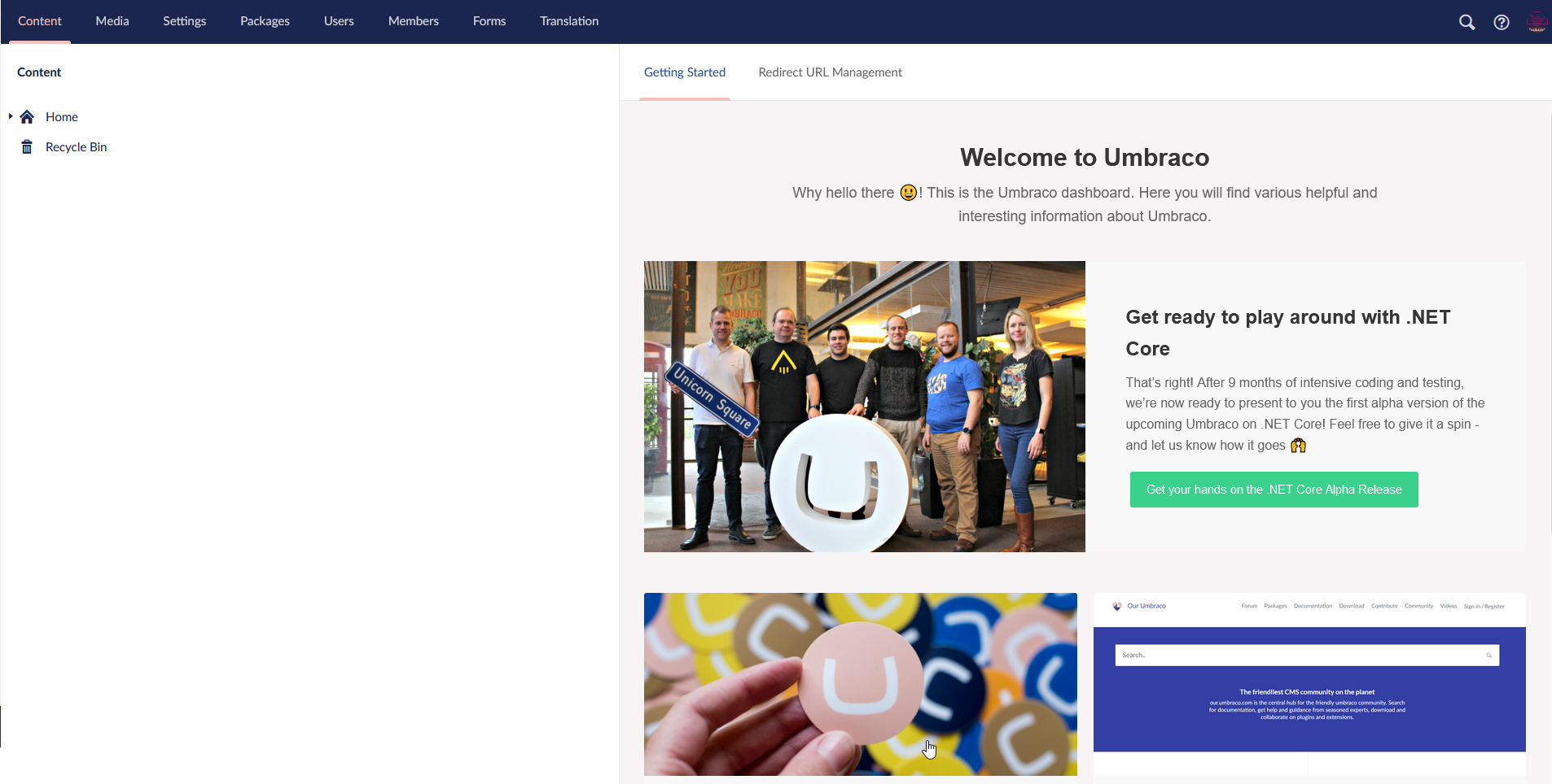 Resizing content tree messes up Users, Packages & Forms section · Issue #8950 · umbraco/Umbraco ...