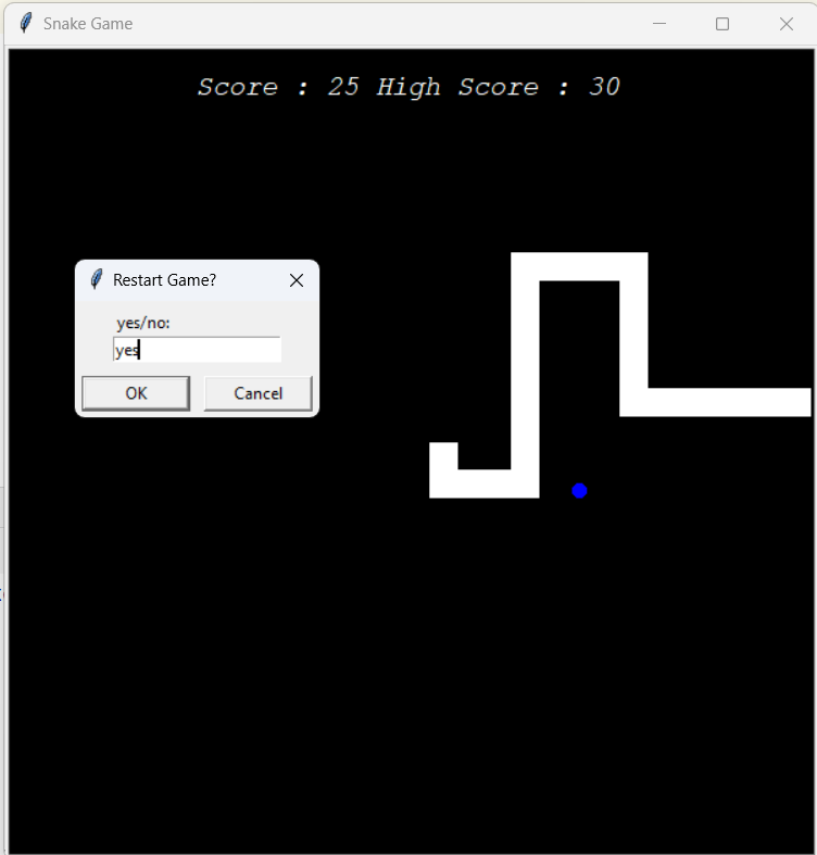 GitHub - ktoyesh04/Snake-Game: The game includes features such as ...