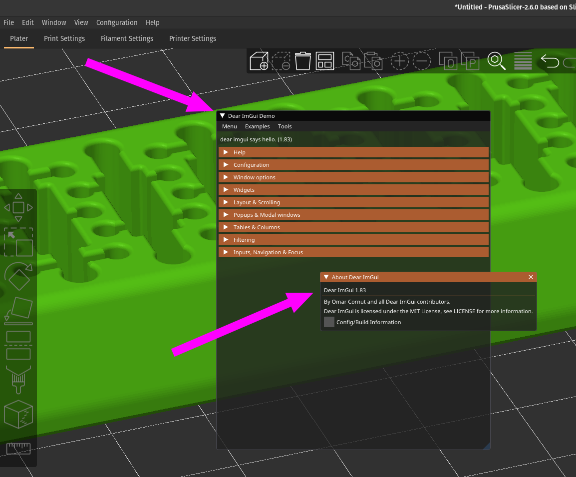 Text tool crash and "Dear ImGui Demo" window suddenly appears · Issue #10993 · prusa3d ...
