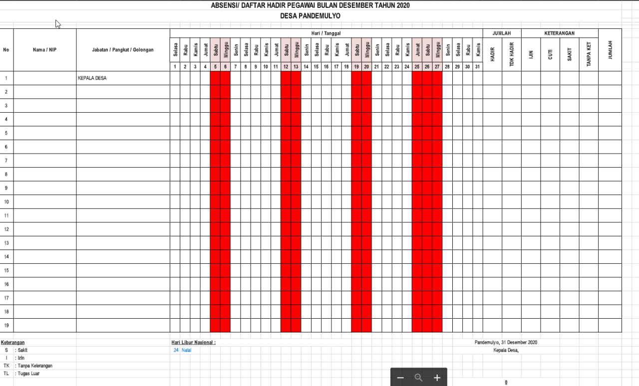 Permintaan fitur: Rekap Kehadiran · Issue #6392 · OpenSID/OpenSID · GitHub