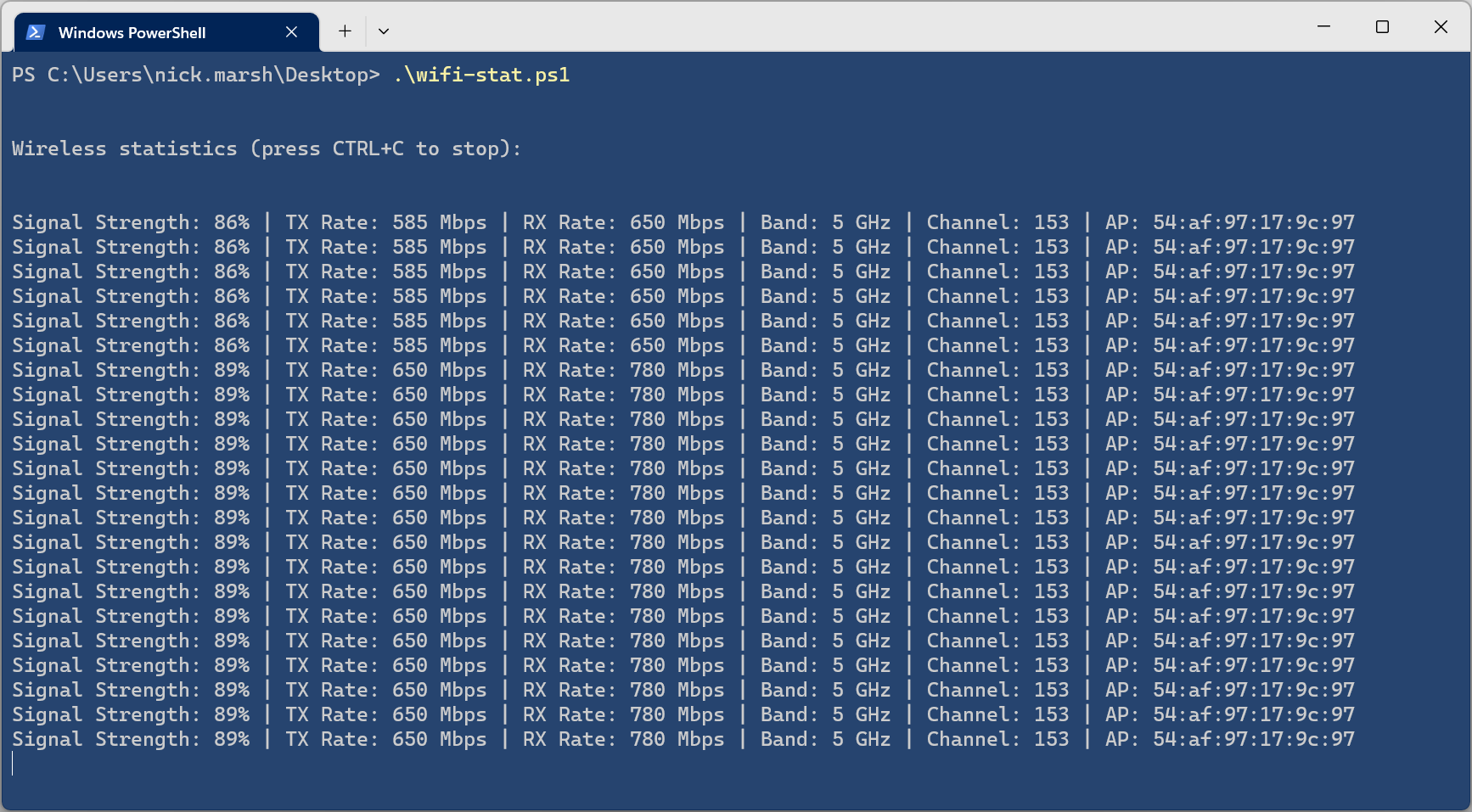 GitHub - grepnick/wifi-stat: A tool for Windows, macOS, and Linux to monitor wireless link ...