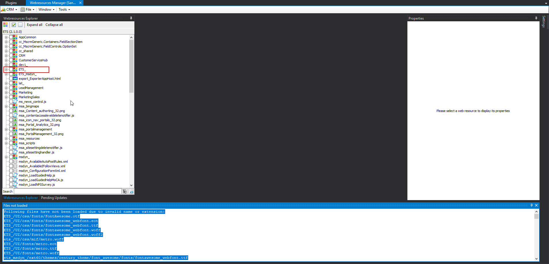 Different root for small later and capital later · Issue #57 · MscrmTools/MsCrmTools ...