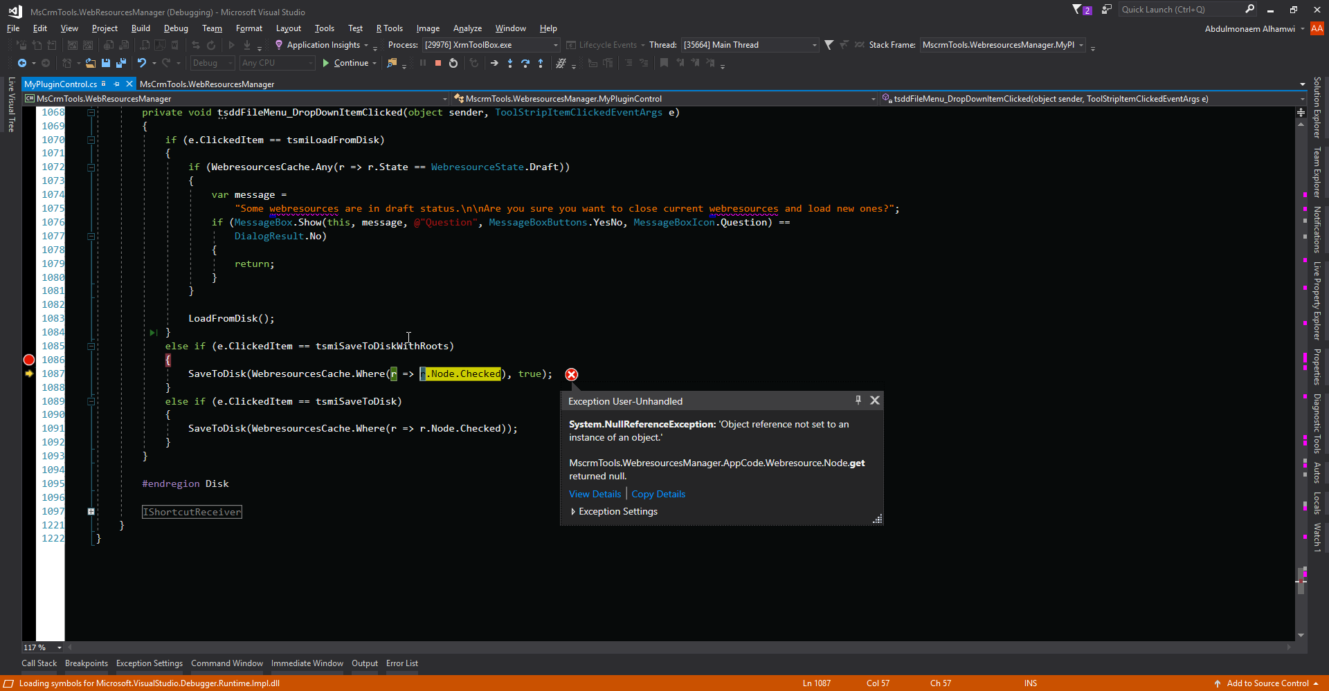 Error on exporting file to disk · Issue #58 · MscrmTools/MsCrmTools.WebResourcesManager · GitHub