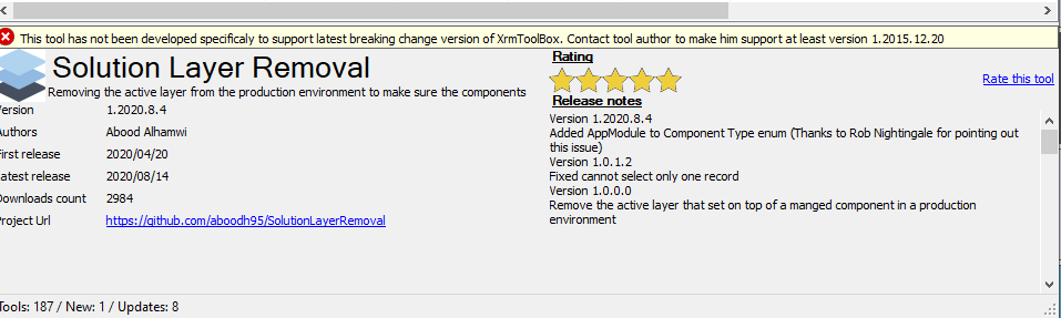 Cannot Update My Plugin · Issue 966 · Mscrmtoolsxrmtoolbox · Github