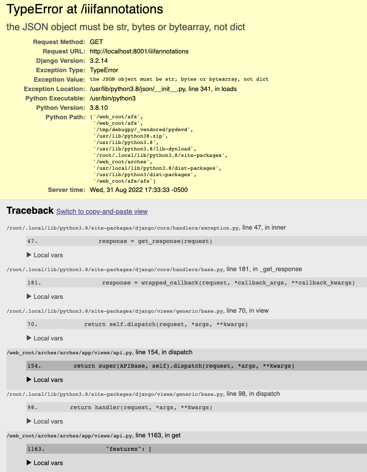 Iiifannotations Api Not Working · Issue 8935 · Archesprojectarches 