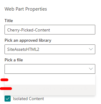 Can't correctly load Approved Libraries in "react-cherry-picked-content" sample · Issue #2530 ...