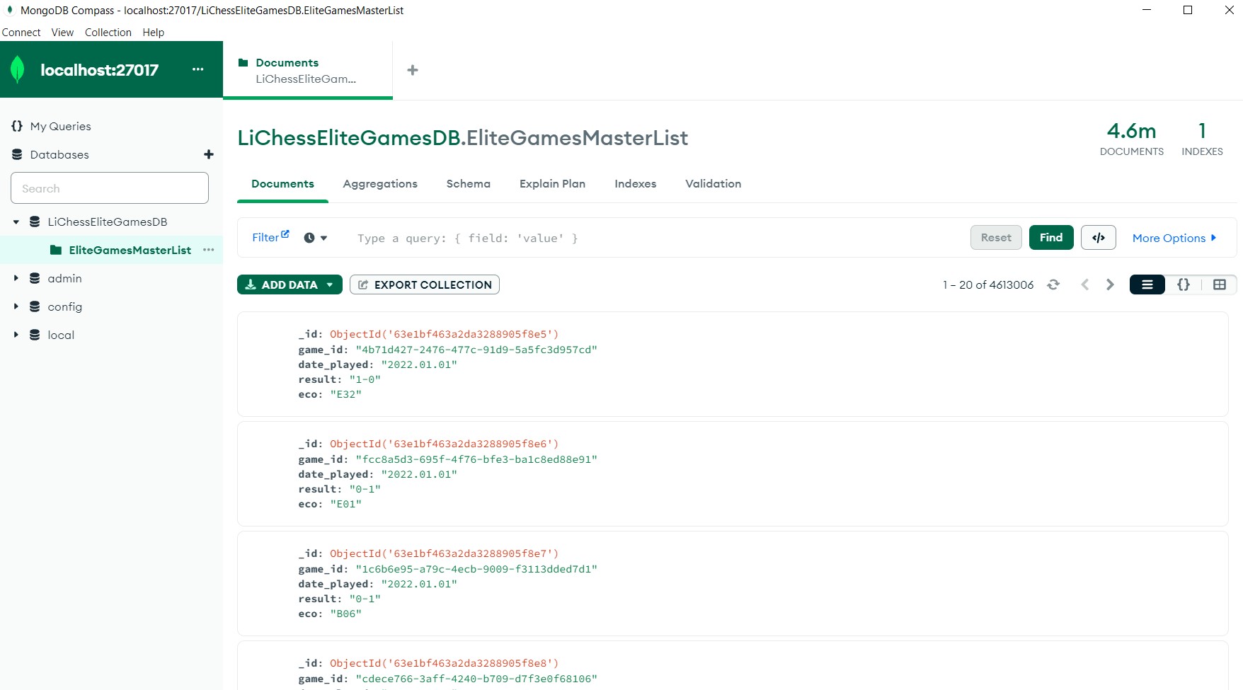 GitHub - vinair2/ChessDatabase: Dynamic Chess Game with an Integrated LiChess Database