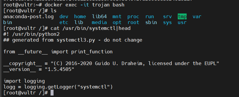 在docker容器中安装trojan时有如下报错 · Issue #610 · Jrohy/trojan · GitHub
