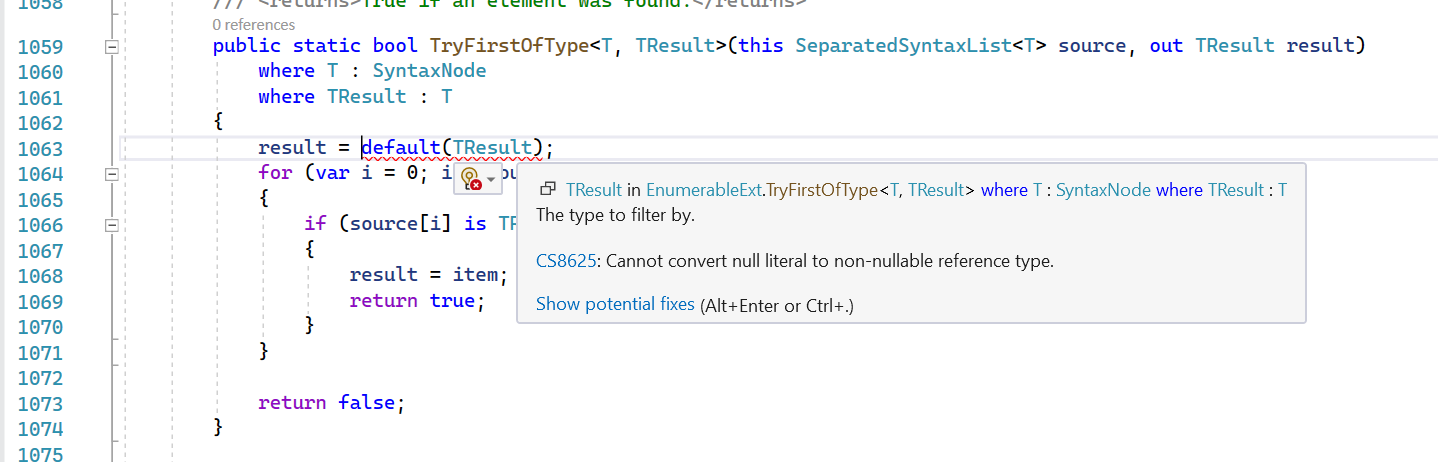 Nullable issues with Gu.Roslyn.Extensions.Source · Issue #147 · GuOrg/Gu.Roslyn.Extensions · GitHub