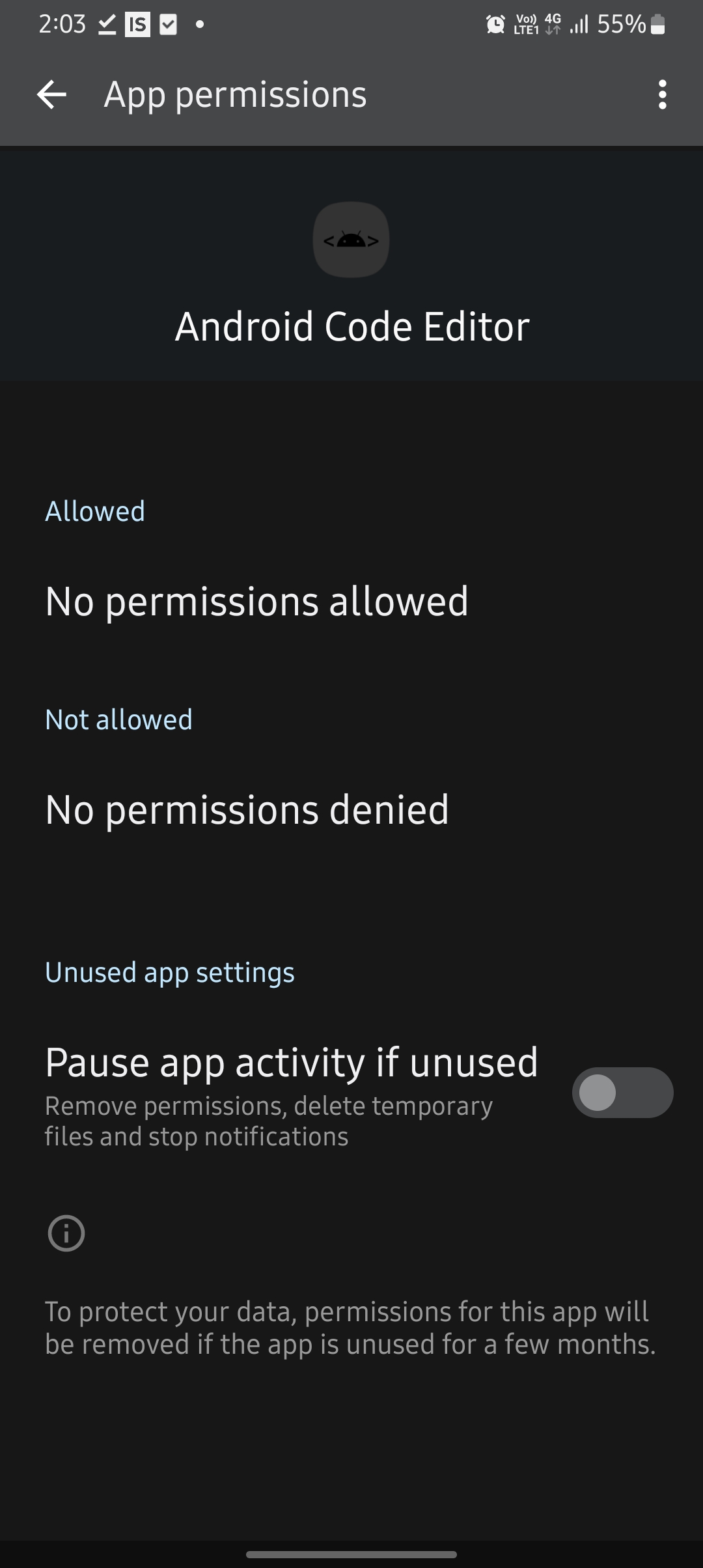 Does Not Request Storage Permission In Android 13 · Issue 3 · Ts Code Editor Android Code