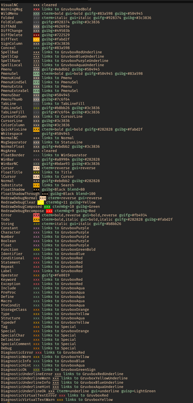 `DiffAdd` is grey · Issue #290 · ellisonleao/gruvbox.nvim · GitHub