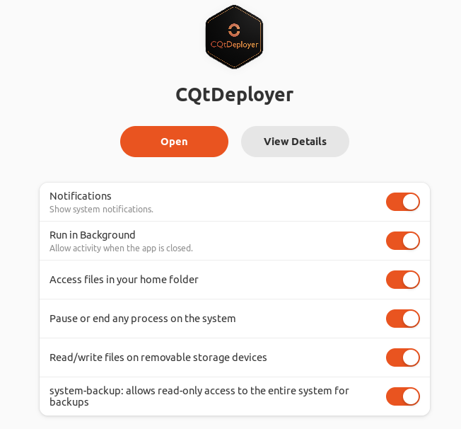 Warning: Run qmake file! execve: Permission denied · Issue #731 · QuasarApp/CQtDeployer · GitHub