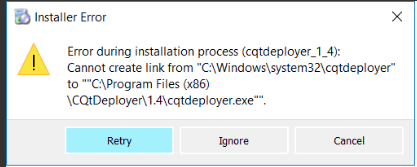 Сreating links after installation failed. · Issue #283 · QuasarApp/CQtDeployer · GitHub