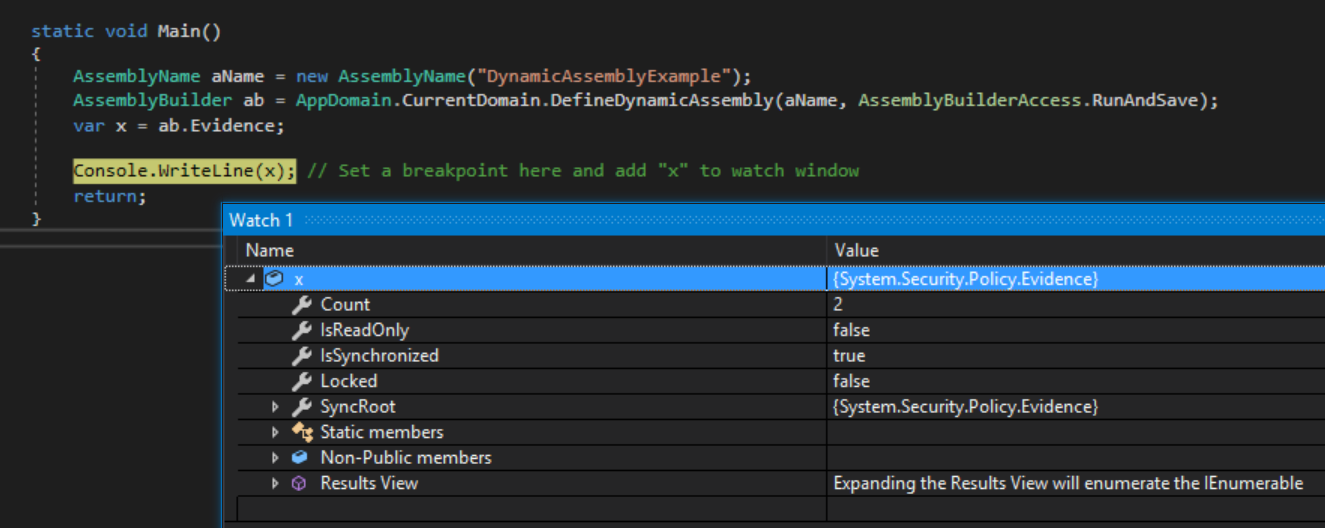 Internal error in the expression evaluator on simple variable expression · Issue #15400 · dotnet ...