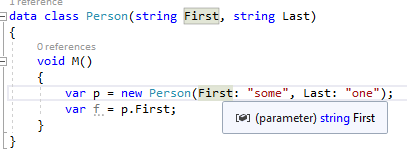 Figure out QuickInfo for positional records · Issue #44556 · dotnet/roslyn · GitHub